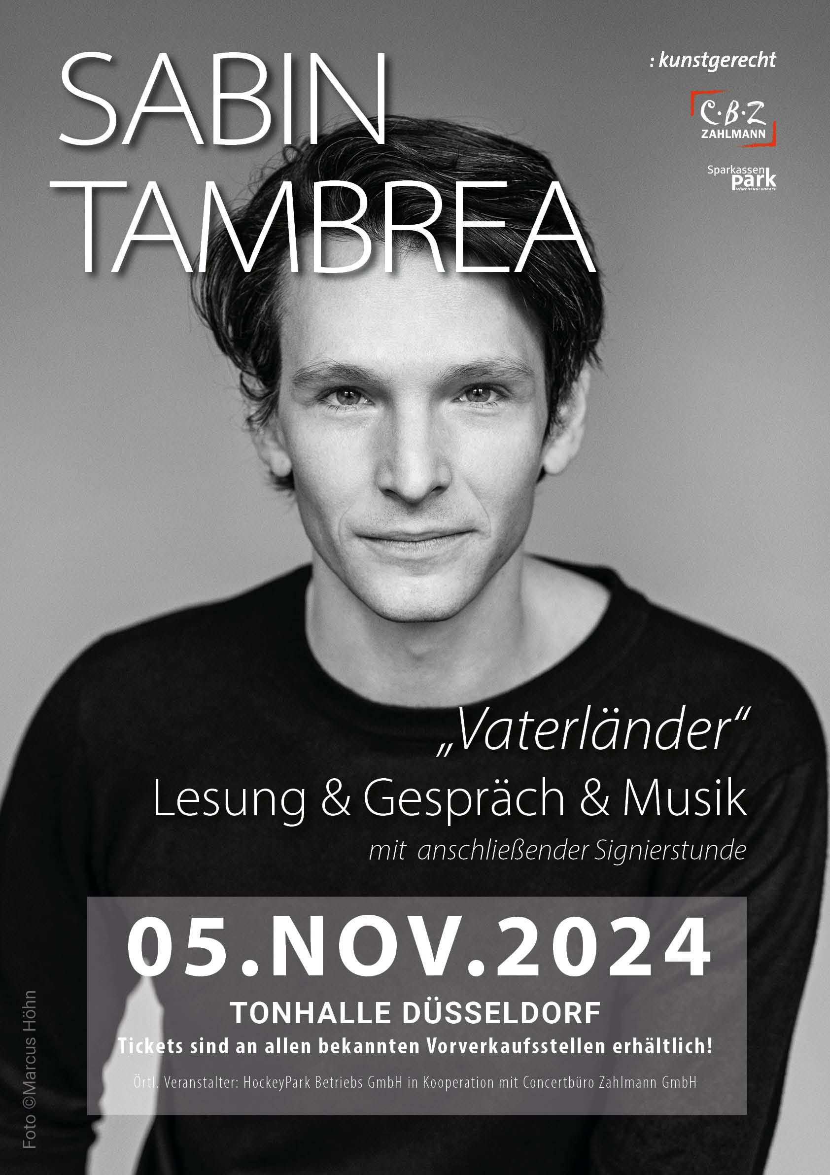 Sabin Tambrea | 05.11.2024 | Tonhalle Düsseldorf
